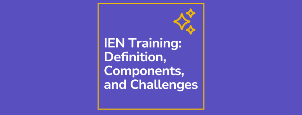 IEN Training: Definition, Components, and Challenges - Lumeto